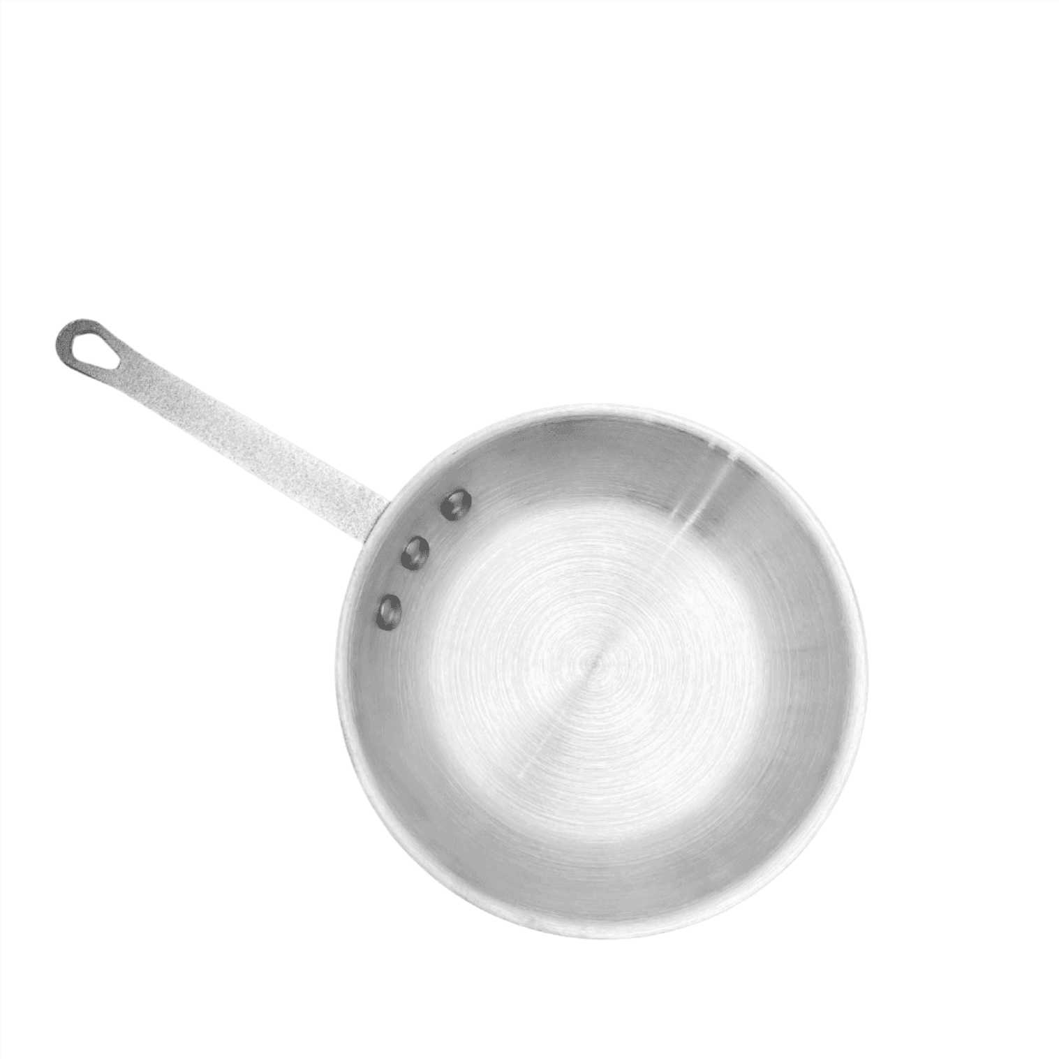 Natural Aluminum Fry Pan.Available in 8",10", and 12".
