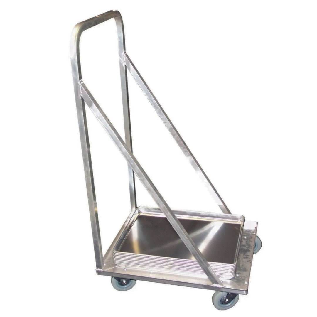 BUN PAN DOLLY, WELDED, WITH HANDLE