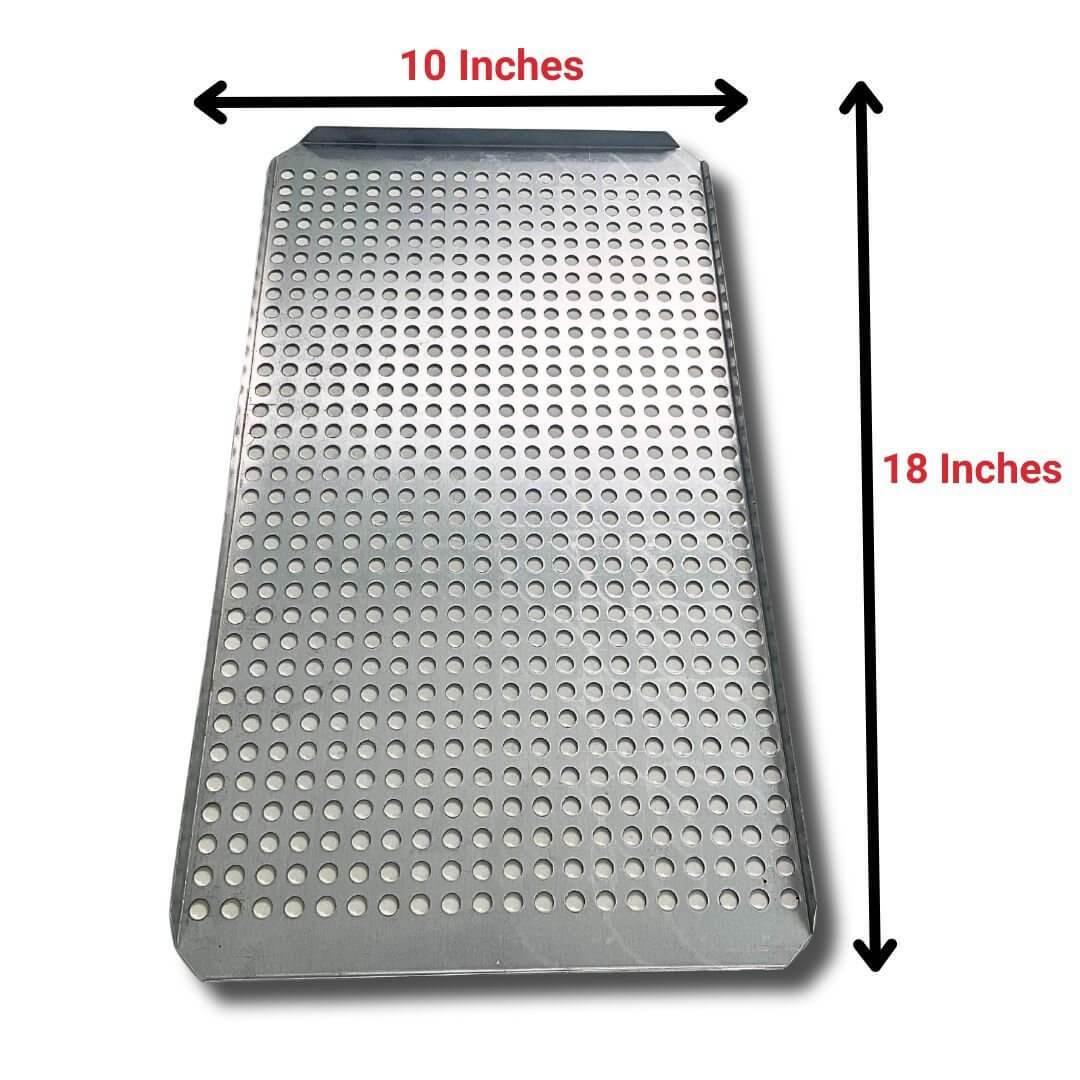 RECTANGULAR DISPLAY TRAY 10"X18"X0.050" ALUM
