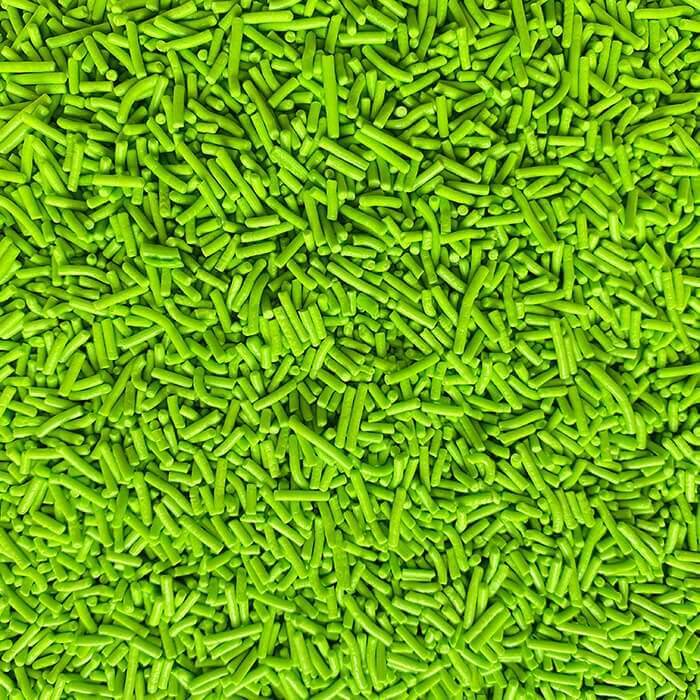 Edible, Green Jimmies Sprinkles | McCall's Baker's Warehouse