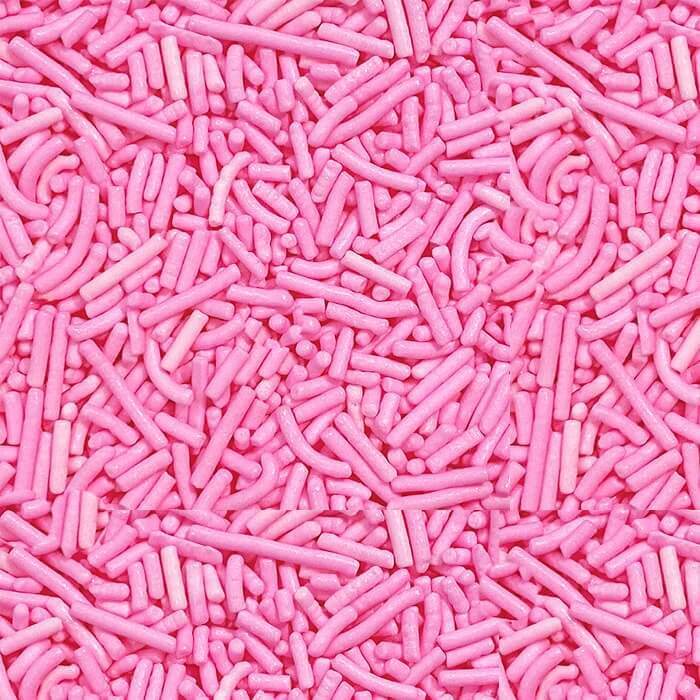 Edible Pink Sprinkles, 80g | McCall's Baker's Warehouse