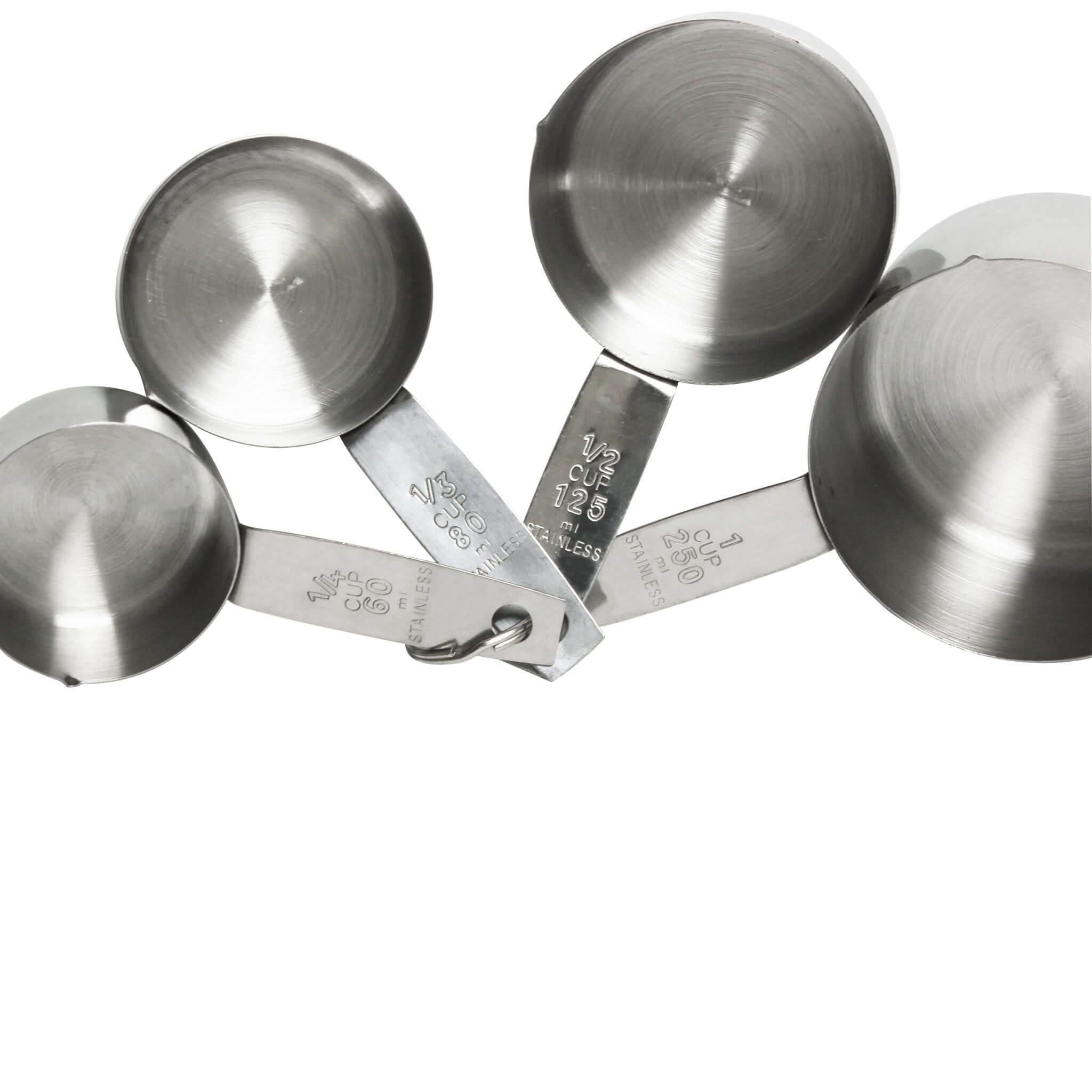 High-Quality Stainless Steel Measuring Cup Set – Crown Cookware