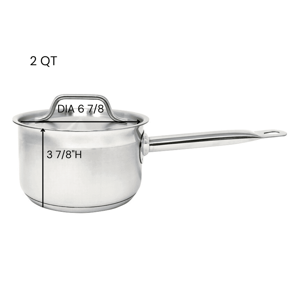 High Quality, Durable, Stainless Steel Sauce Pans