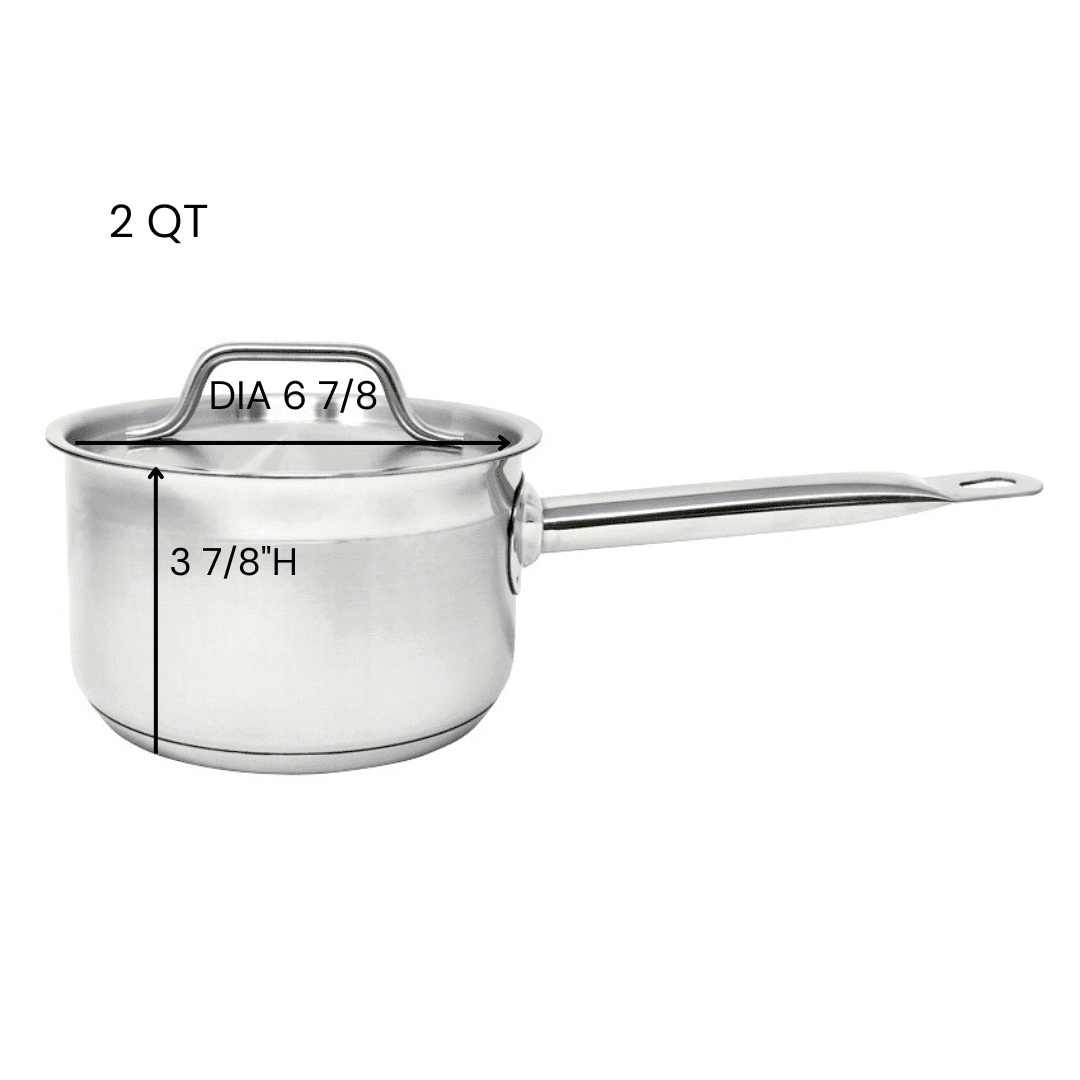 High Quality, Durable, Stainless Steel Sauce Pans