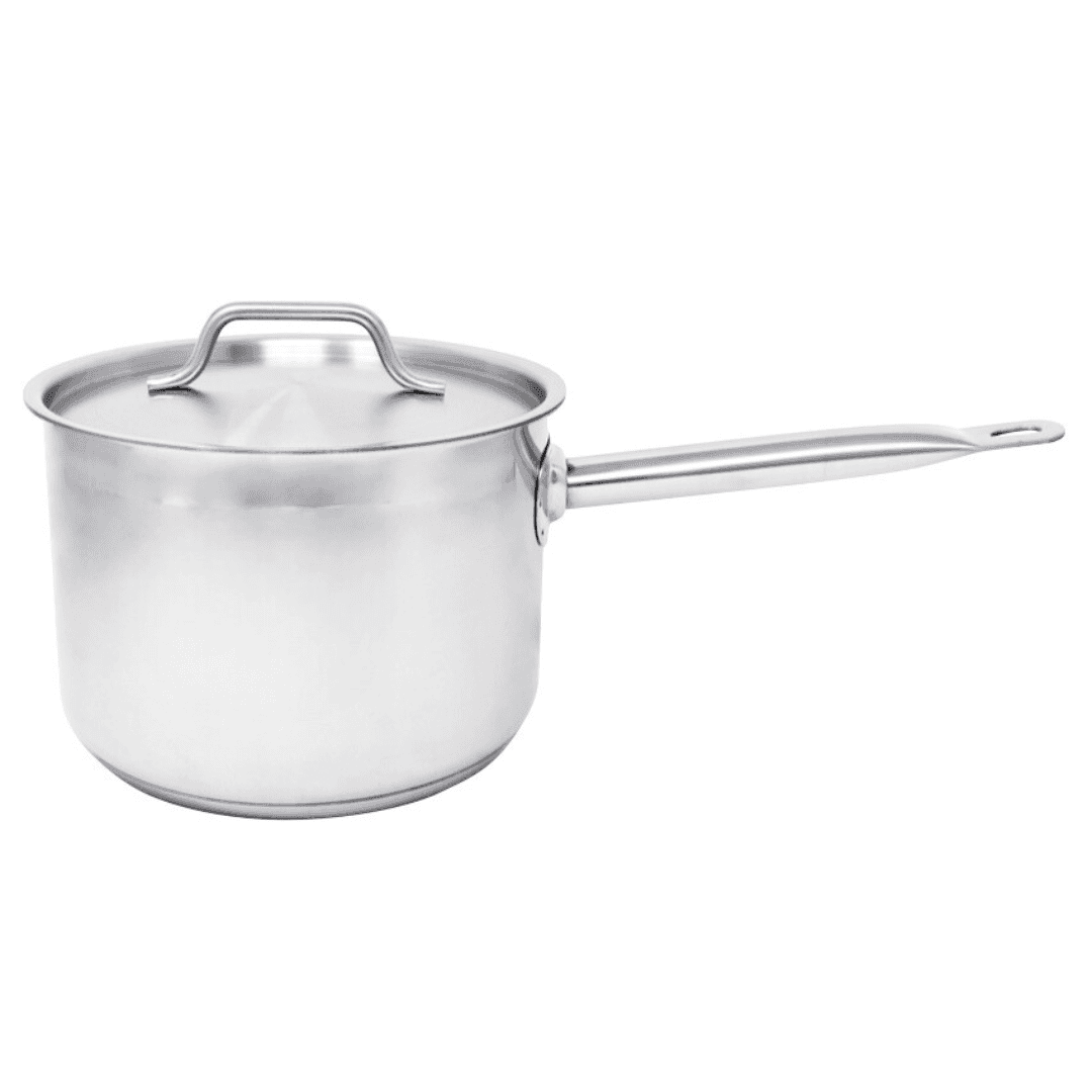 STAINLESS STEEL SAUCE PANS WITH COVER High Quality& Durable.