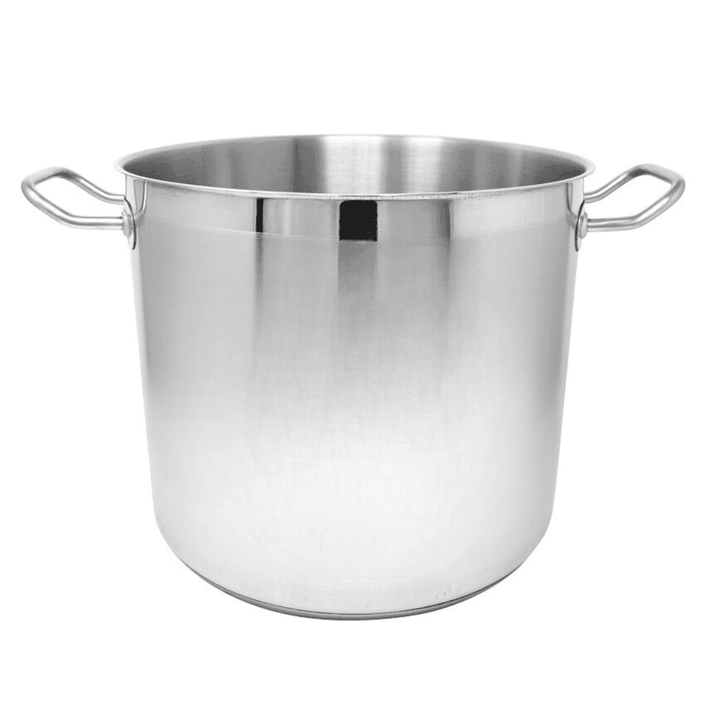 STAINLESS STEEL STOCK POT WITH COVER