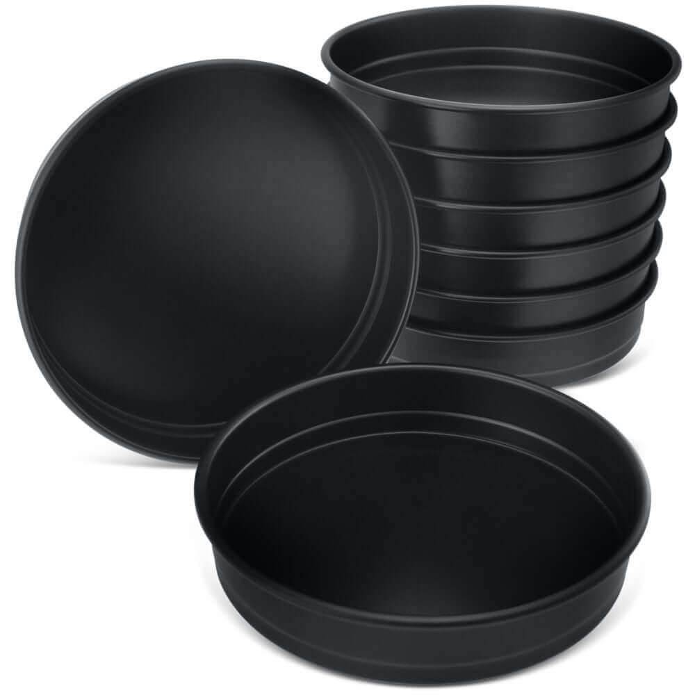 Deep Dish Pizza Pan, Black Steel, Canadian, Crown Cookware