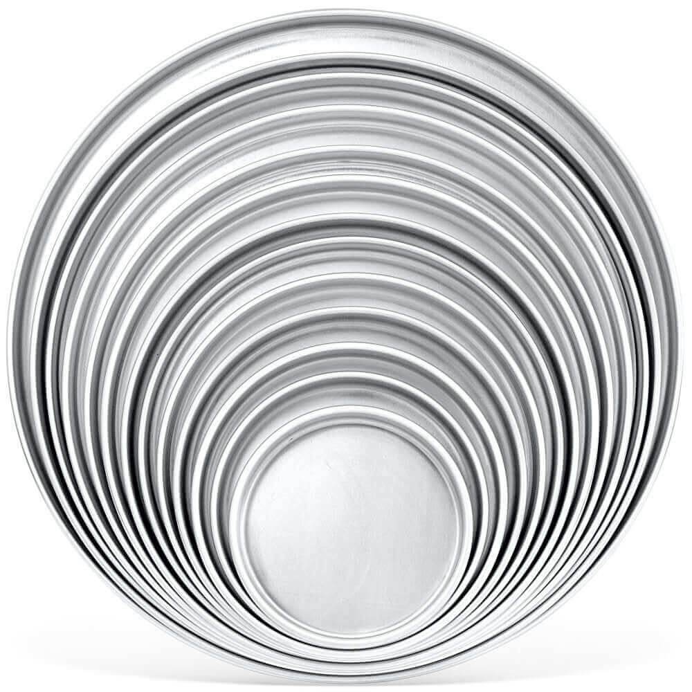 Deep Dish Pizza Pans, 1 Inch Height, Made in Canada