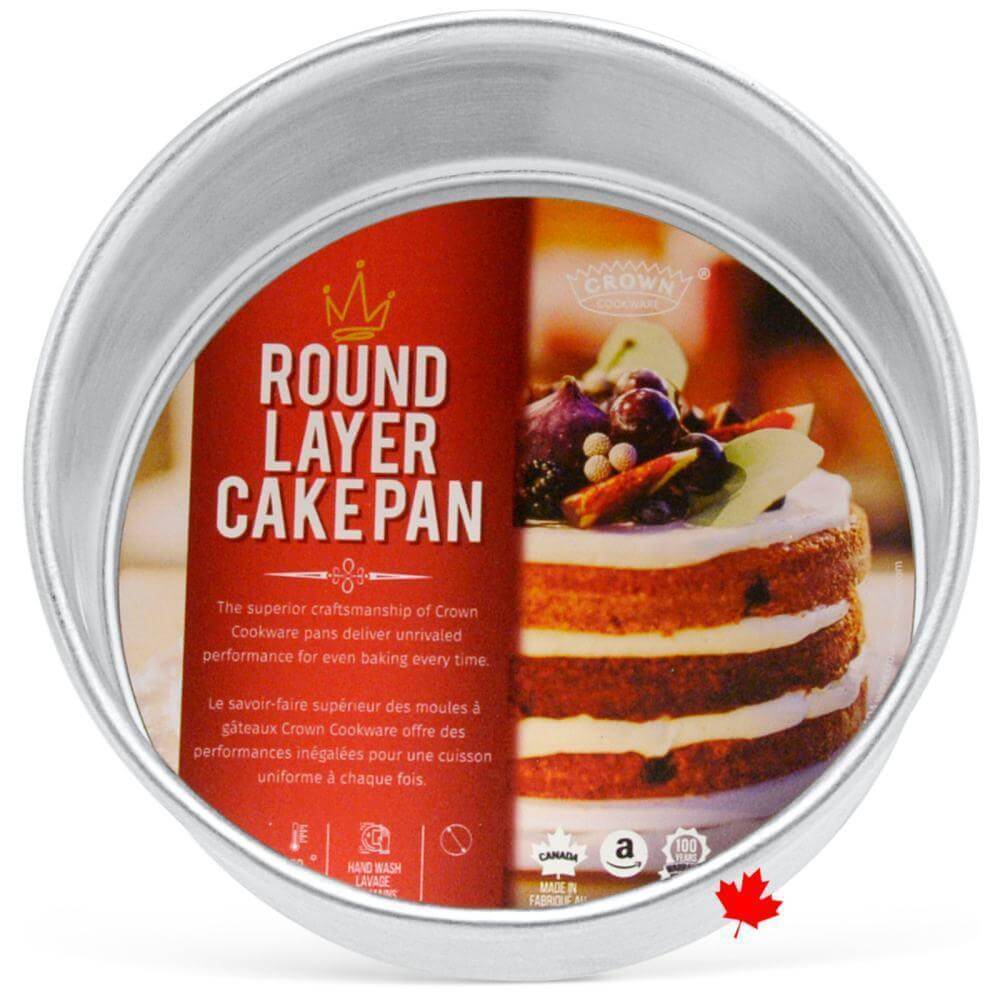 Crown Cake Pans, 2 inch Deep, All Sizes, Made in Canada