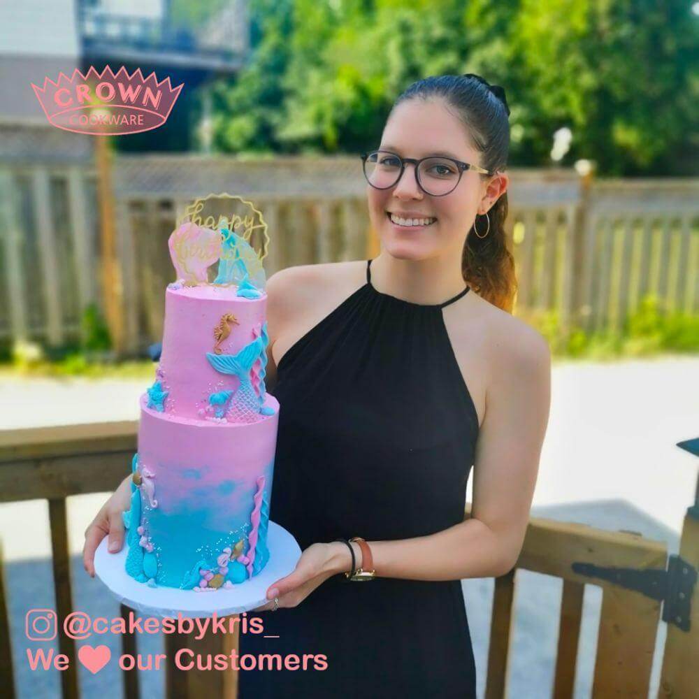 Crown Cake Pans, 2 inch Deep, All Sizes, Made in Canada