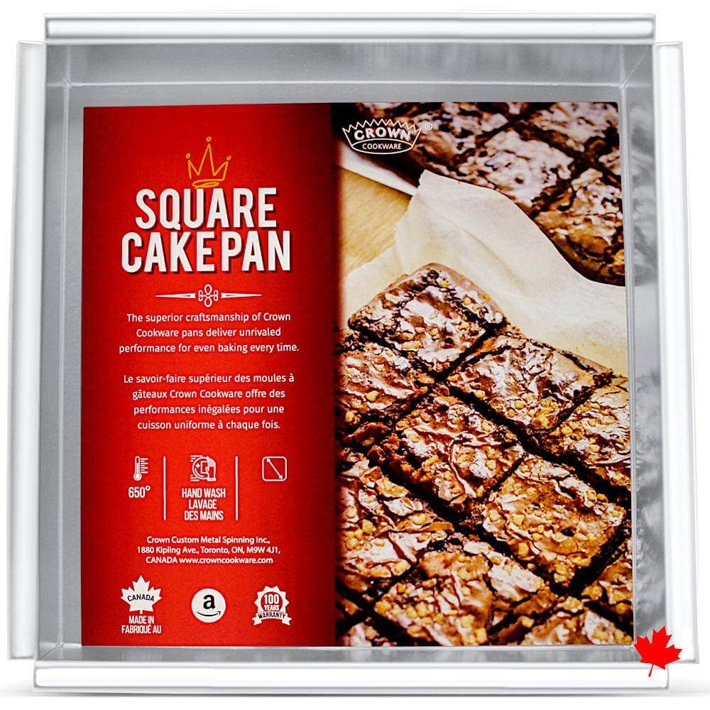 Square Cake Pans, Made in Canada, ALL Sizes, Sturdy